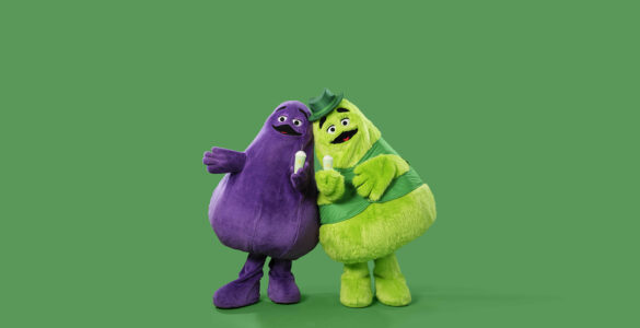 Grimace and Uncle O’Grimacey Reunite to Announce the Return of McDonald ...